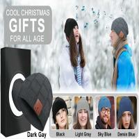 China Men Women Bluetooth Beanie Hat Headphone Music Hat Winter Knit Cap for sale