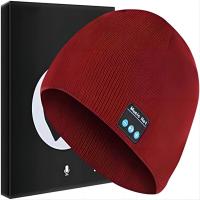 China Music Play Phone Calls Wireless Bluetooth Cap Headphone Music Knit Cap 3 Buttons for sale