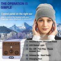 China Bluetooth Wireless Beanie Hat Knit Music Hat For Cycling, Figure Skating, Hiking for sale