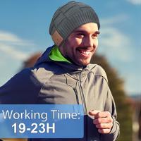 China Wrieless Headphones Module Bluetooth Beanie Hat Music Hat For Biking Motorcycling for sale