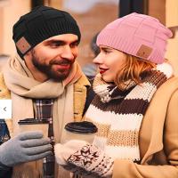 China Wrieless Headphones Module Bluetooth Beanie Hat Music Hat For Biking Motorcycling for sale