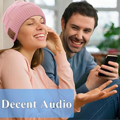 China Wrieless Headphones Bluetooth Beanie Hat Music Listening Warm Windproof for sale