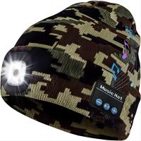 China Bluetooth Earphone Hat Bluetooth Headphones Hat With Music Wireless Headset for sale