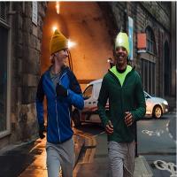 China LED Headlamp Music Cap Bluetooth Headphones Hat For Christmas, Birthdays, Men for sale