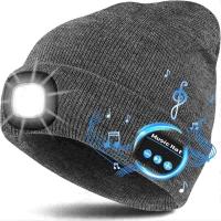 China Grey ireless Headset Hat Free Your Hands To Music Playback Phone Callings for sale