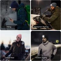 China Bluetooth Beanie LED Hat Free Your Hands To Music Phone Answers Flashlight Lighting for sale