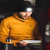 China Bluetooth Cap with Light,Wireless Headphones & Headlamp as Great Gifts for Men,Women,Teenages for sale