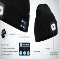 China Bluetooth Cap with Light,Wireless Headphones & Headlamp as Great Gifts for Men,Women,Teenages for sale