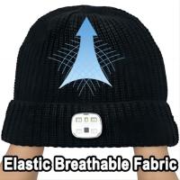 China LED Bluetooth Beanie With headlamp,Unisex USB Rechargable hands free headlights  Women Men Gifts for Dad Him Husband for sale