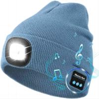 China Outdoor Sports Wireless Headphones Bluetooth Headphones Hat With Torch for sale