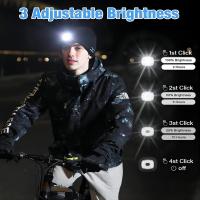 China Full HD 1296P Bluetooth Video Hat Body Camera With LED Brightness Headlights for sale