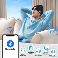 China Recording Video Bluetooth Headphones Hat With Headflashlight Night Vision Loop Recording for sale