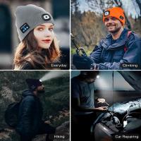 China Wireless Music Bluetooth Headphones Hat 128G Memory Card 6hours Video Recording for sale