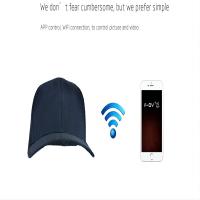 China Remote Control Hidden Camera Hat To Photograph Film Video For Sports for sale