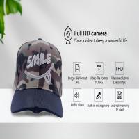 China 2K Sport Action Hidden Camera Hat APP Control With 1000mah Rechargable Battery for sale