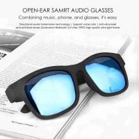 China Smart Wireless Bluetooth Sunglasses Open Ear Music Hands Free Calling Waterproof for sale