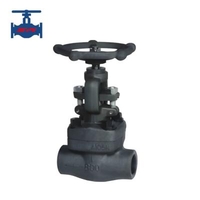 China 800lb Cast Steel A105 Forged Gate Valve - Threaded & Weldable ANSI Standard, 1/2