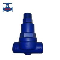 China Cast Steel Thermostatic Adjustable Bimetallic Steam Trap 1.6-6.4MPa 200°C for Water Displacement for sale