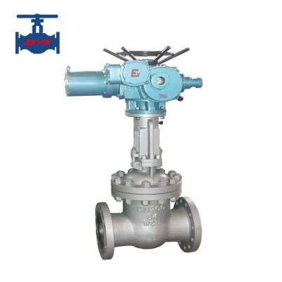 China WCB Bolted Bonnet Gate Valve with Electric Actuator - 15-300mm DN, 1.0-10.0 MPa Pressure Rating for sale