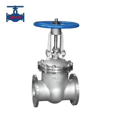 China Stainless Steel Flanged Gate Valve Z41W-40P DN15-250 PN4.0MPa for Water Steam Oil for sale