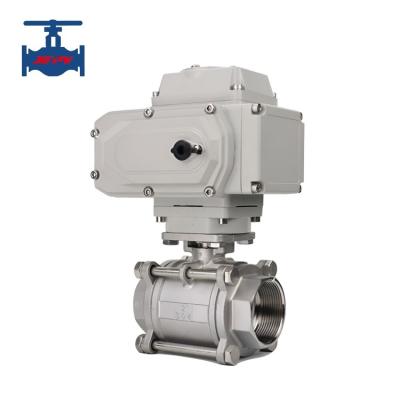 China Stainless Steel Three Piece Ball Valve DN15-DN100 1.6-6.4MPa with CF8/CF8M Construction for sale