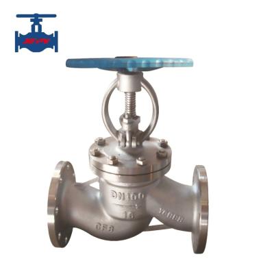 China Stainless Steel Flanged Globe Valve 15-600mm DN with 1.0-4.0 MPa Pressure Rating for Industrial Applications for sale