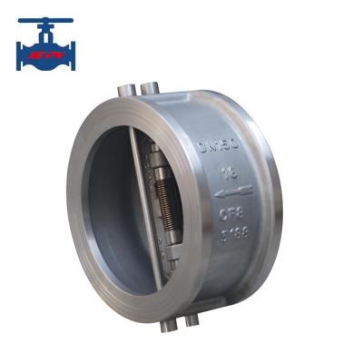 China ANSI 150lb Stainless Steel Dual Plate Wafer Check Valve 1/2-24 Inch For Corrosive Media for sale