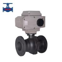 China ANSI Electric Valve Cast Steel WCB Flanged Float Ball Valve 15-200mm 150LB with OEM/ODM Service for sale