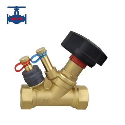 China Brass Static Balance Valve SP45F-16Q 1.6MPa Threaded Connection for HVAC Systems for sale