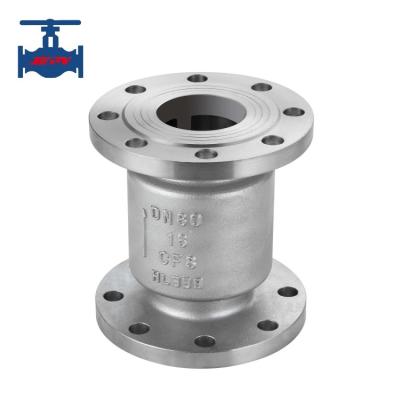 China DRVZ Vertical Silent Check Valve DN40-DN200 1.6-4.0MPa Cast Steel Stainless Steel Backflow Prevention for sale