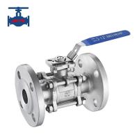 China Stainless Steel CF8 CF8M 3PC Full Bore Ball Valve DN15-DN100 1.6-6.4MPa Lockable for sale