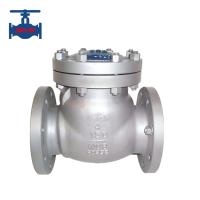China Cast Steel Swing Check Valve DN50-500 PN1.0-2.5 Flanged Non-Return Valve for sale