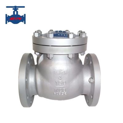 China Cast Steel Swing Check Valve DN50-500 PN1.0-2.5 Flanged Non-Return Valve for sale