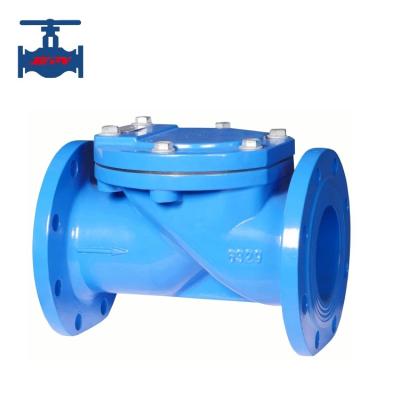 China Ductile Iron Rubber Disc Swing Check Valve 40-350mm DN 1.6MPa PN For Water Pipeline Systems for sale