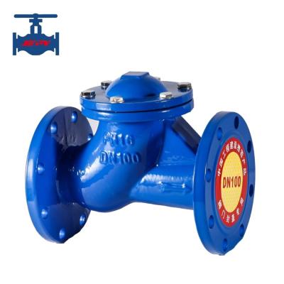China JGPV H44H-150LB Ductile Iron Check Valve Backflow Preventer for Sewage Pipeline Systems for sale