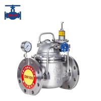 China Stainless Steel Pilot Operated Adjustable Water Pressure Reducing Valve 1.0-2.5 MPa with 0.09-1.6 MPa Adjustment Range for sale