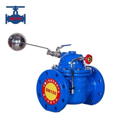 China 100X Ductile Iron Remote Ball Cock Valve for Water Level Control - 1.6MPa Pressure Rating, 0-80℃ Temperature Range for sale