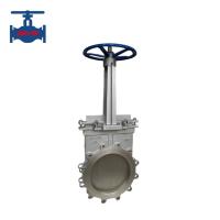 China ANSI Class 150 Cast Steel Stainless Steel Knife Gate Valve 2-40 Inch 0.3MPa Pressure for sale