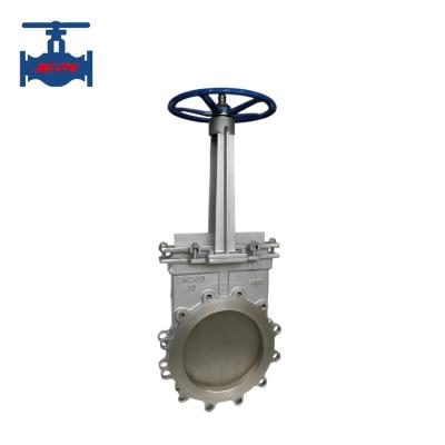 China ANSI Class 150 Cast Steel Stainless Steel Knife Gate Valve 2-40 Inch 0.3MPa Pressure for sale
