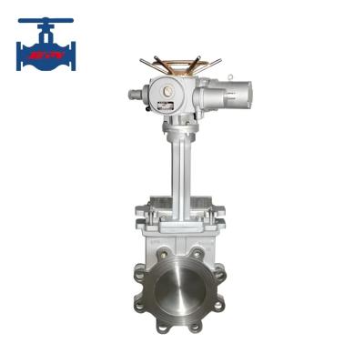 China Electric Two Way Manual Knife Gate Valve DN50-DN1200 PN10 PN16 380V for sale