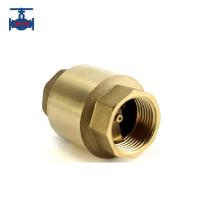 China Brass Female Threaded Lift Check Valve DN15-DN50 1.6MPa for Vertical Pipeline Water Gas Oil Applications for sale