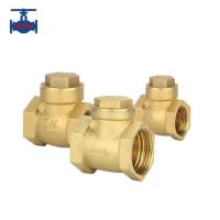 China Brass Female Threaded Swing Check Valve DN15-DN100 1.6MPa for Industrial Backflow Prevention for sale