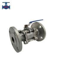 China CF8 CF8M 3-Piece Flanged Floating Ball Valve 15-200mm 1.6MPa Stainless Steel for Fluid Control for sale