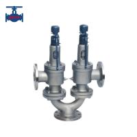 China WCB Double Spring Loaded Safety Valve for Steam Systems - 350°C Max Temperature with 18 Month Warranty for sale