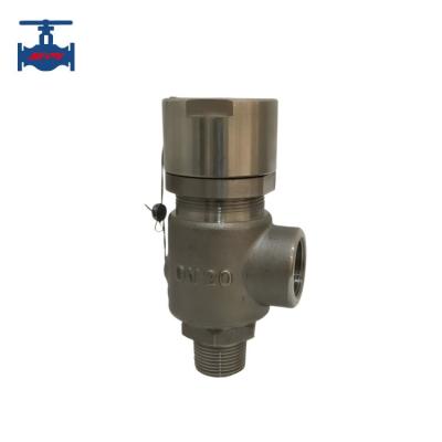 China Stainless Steel Internal External Thread Safety Valve DN25 1.6MPa with 18 Month Warranty and ISO14001 Certification for sale