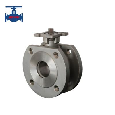 China Water Medium Type High Mounting Thin Ball Valve with Normal and High Temperature for sale
