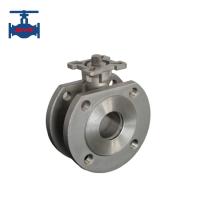 China Italian Type Flange End Ball Valve DN15-DN200 with ISO5211 Mounting Pad for PN10-PN40 Pressure Applications for sale