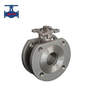 China Italian Type Flange End Ball Valve DN15-DN200 with ISO5211 Mounting Pad for PN10-PN40 Pressure Applications for sale