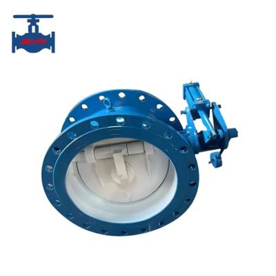 China HH47XF-10Q2 Ductile Iron Hydraulic Buffered Tilting Check Valve 1.0 MPa 80°C Water Pipeline for sale
