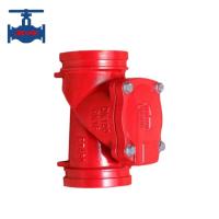 China H84X Clamp Type Rubber Swing Check Valve 65-200mm DN 1.6MPa for Fire Fighting Systems for sale